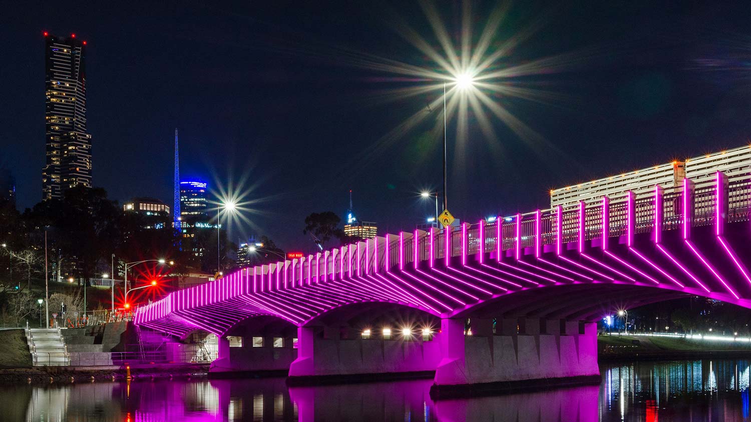 Swan Street Bridge - Fourth Dimension Lighting